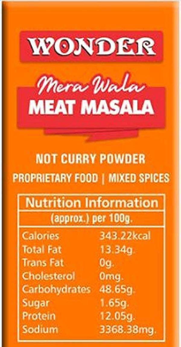 Wonder Mera Wala Meat, Mutton Masala Powder, Blended Spices Mix ...