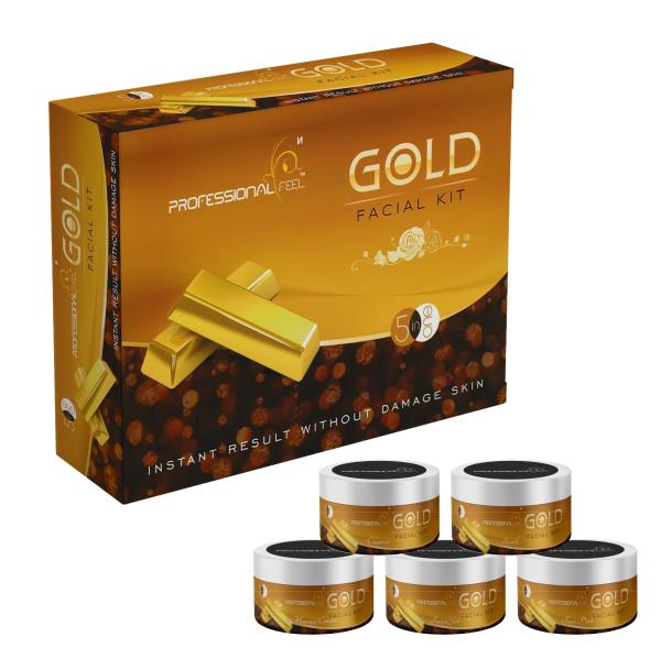 Professional Feel Gold Facial Kit for All type skin solution (250gm ...