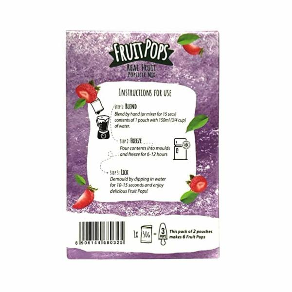 Whip Up Magic DIY Strawberry Fruit Pops [ Real Fruit Popsicle Mix | No ...