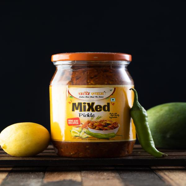 Chatorein Shyam Lemon And Mango Mix Pickle 400 g l Pure Pickle l India Pickle l Cheapest Pickle ...