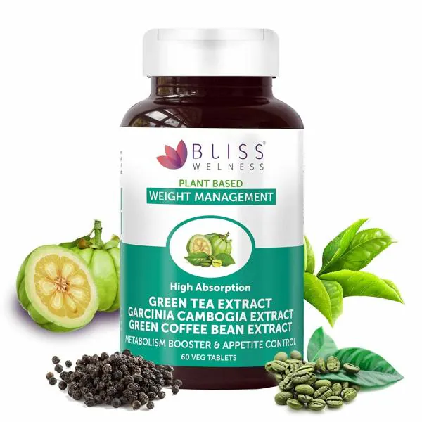 Bliss Welness SlimBliss Ultra Combo of Green Tea, Garcinia Cambogia ...