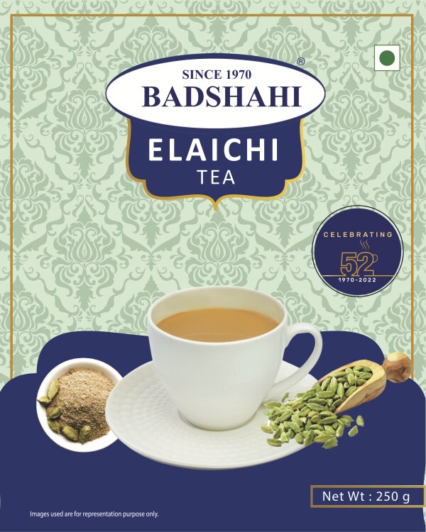 Badshahi Eliachi Tea Box Pack 250 GM (Pack of 2) Powder Polypack,(KADAK ...