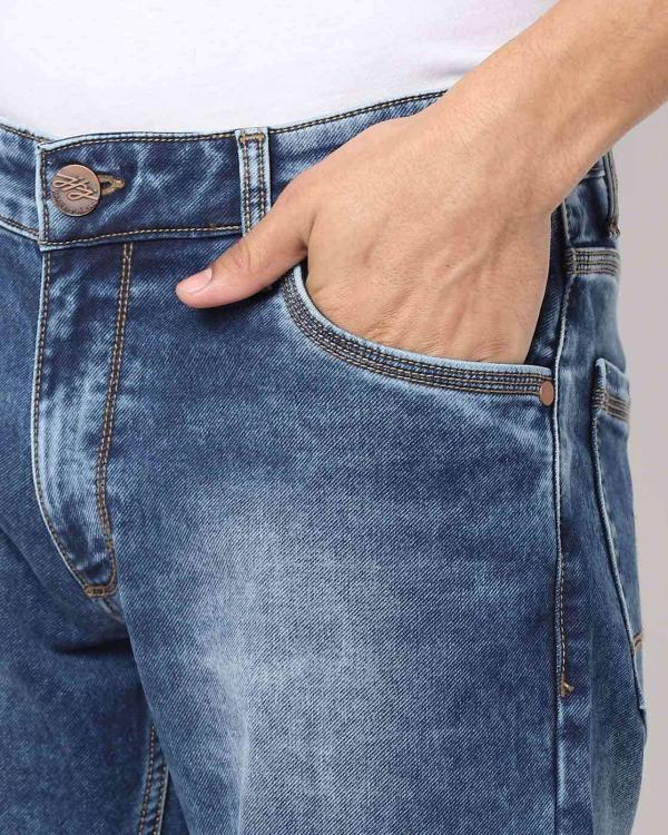 Washed Slim Fit Jeans - JioMart