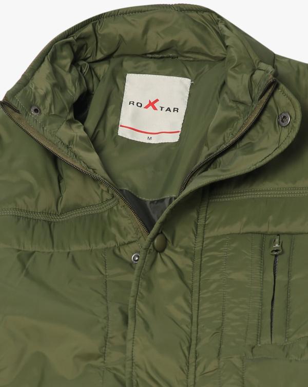 Slim Fit Jacket with Concealed Zip Placket - JioMart