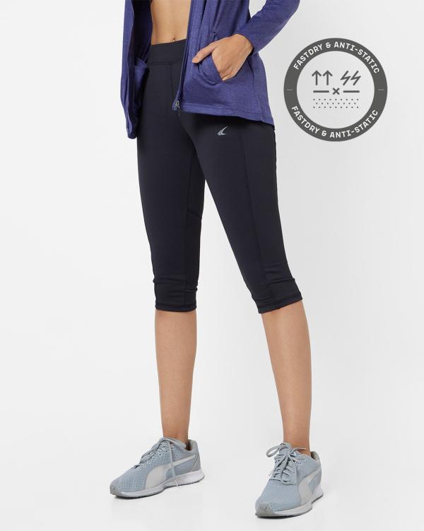 Mid-Rise Mid-Calf Length Tights - JioMart