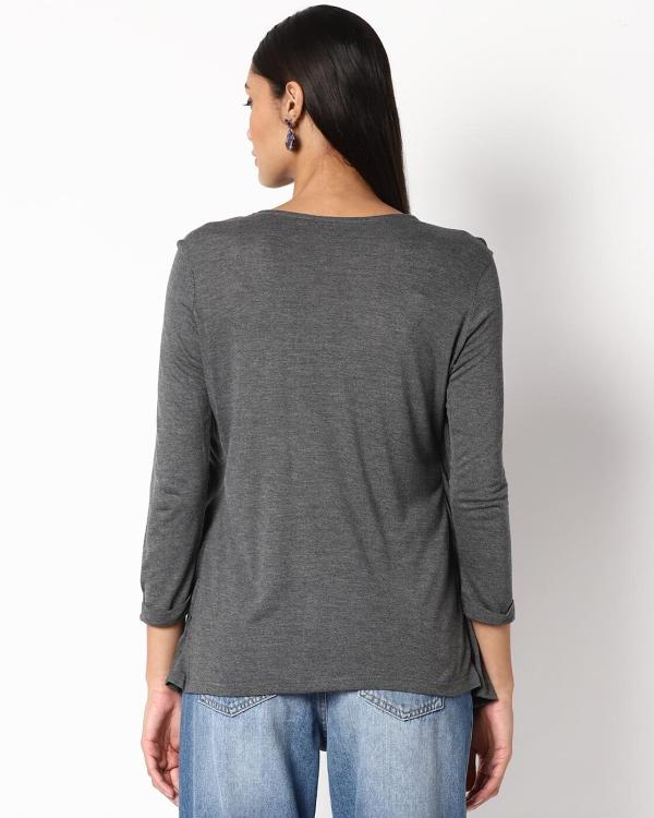 Floral Print Twofer Top - JioMart