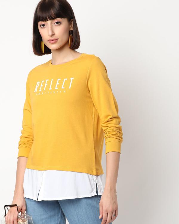 Typographic Print Twofer T-shirt - JioMart