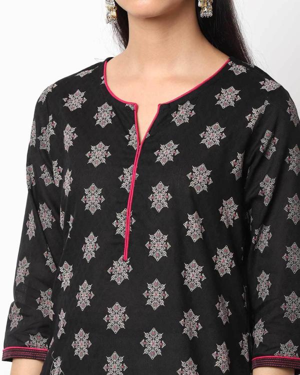 Block Print Straight Kurta - JioMart