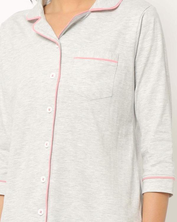 Cotton Lounge Shirt with Pyjamas - JioMart