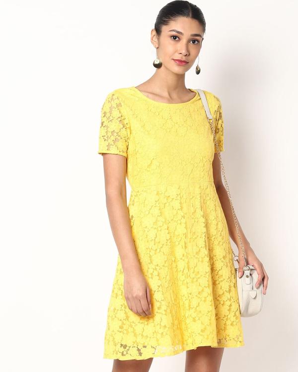 Lace A-line Dress - JioMart