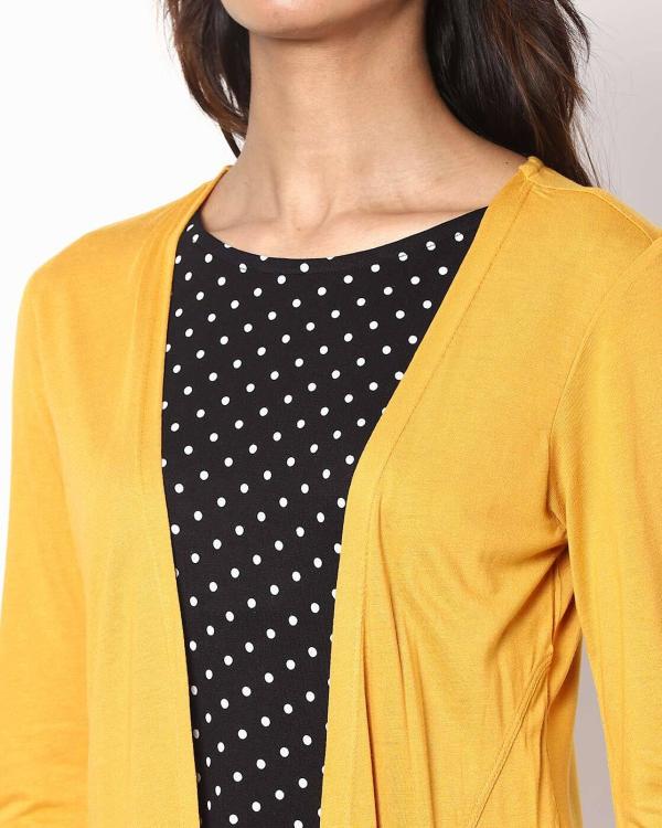 Polka-Dot Print Twofer Top - JioMart