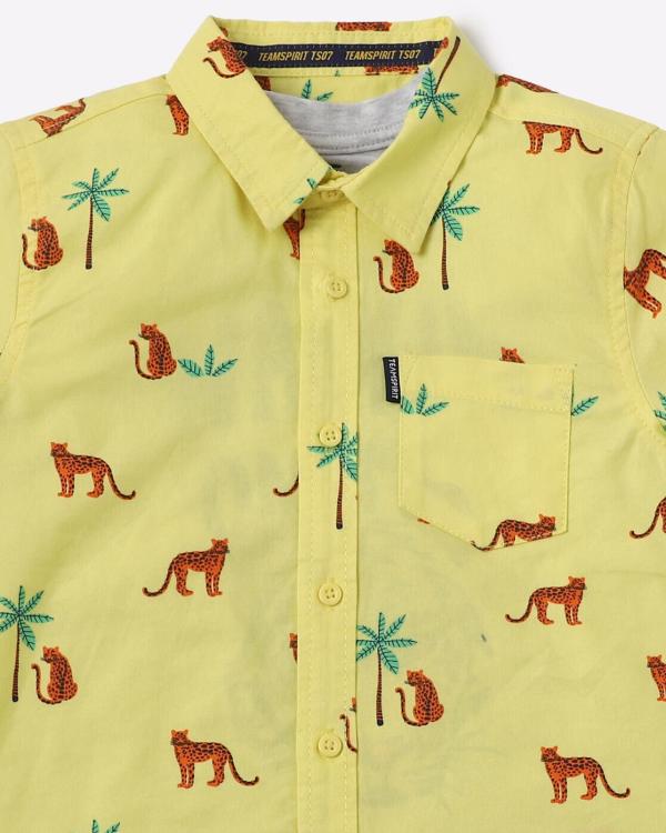 Printed Twofer Shirt with Button Closure - JioMart