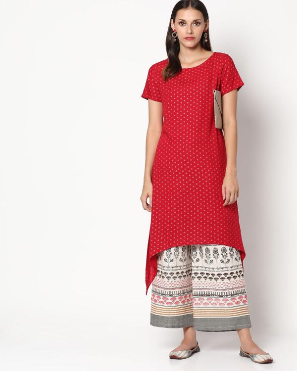 Printed A-line Kurta Set - JioMart