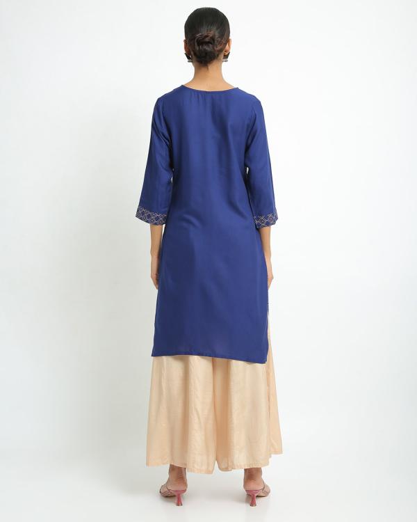 Foil Print Straight Kurta - JioMart