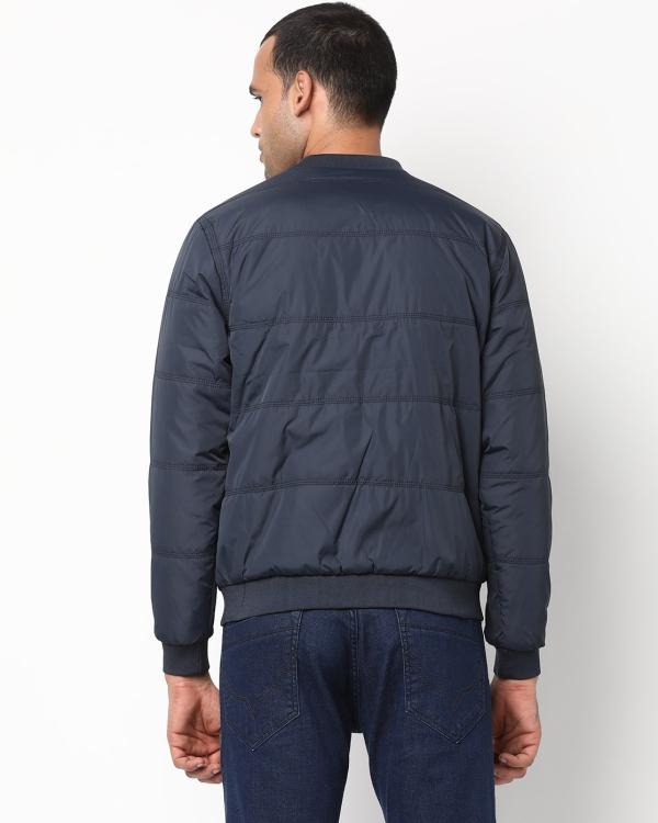 Zip-Front Puffer Jacket with Insert Pockets - JioMart