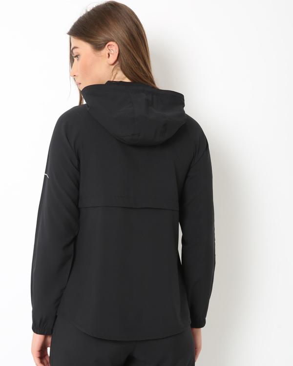 Panelled Lightweight Hooded Running Jacket - JioMart