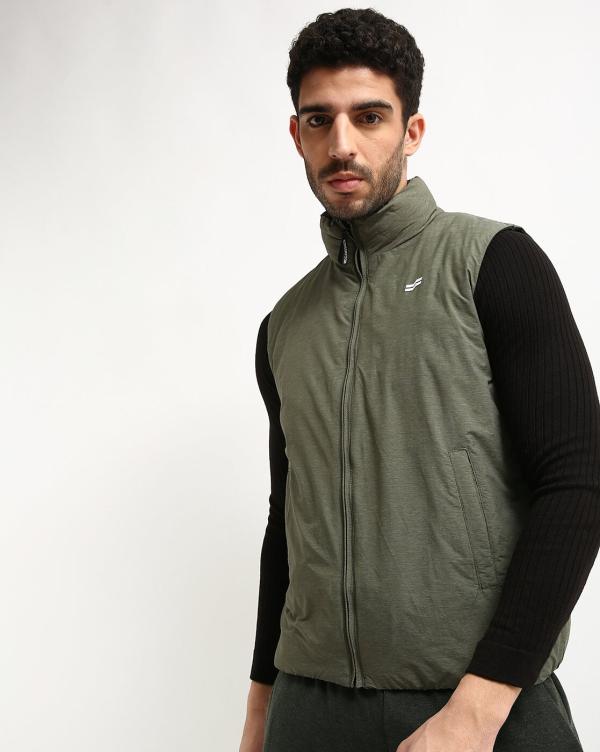 Zip-Front Reversible Jacket with Insert Pocket - JioMart