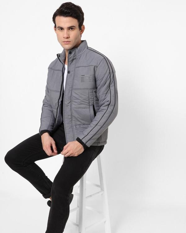 Quilted Jacket with Zipper Pockets - JioMart