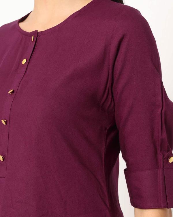 Straight Kurta with Step Hemline - JioMart