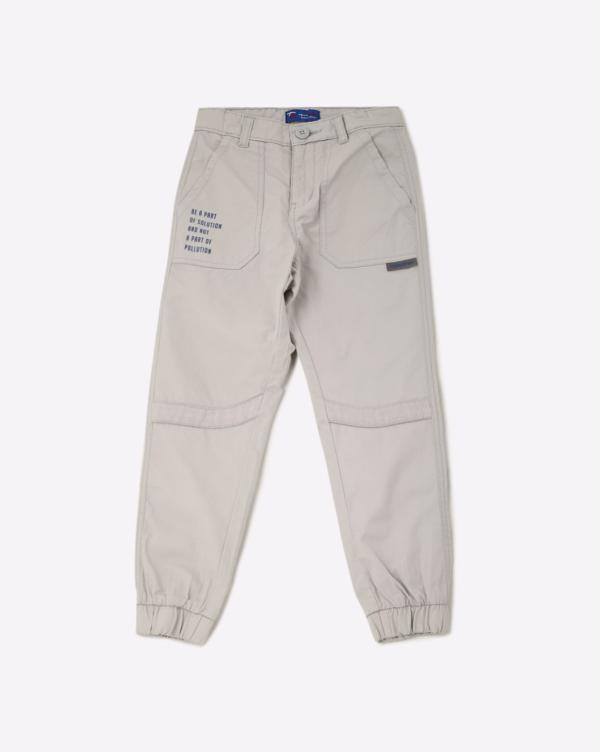 Panelled Flat-Front Joggers - JioMart