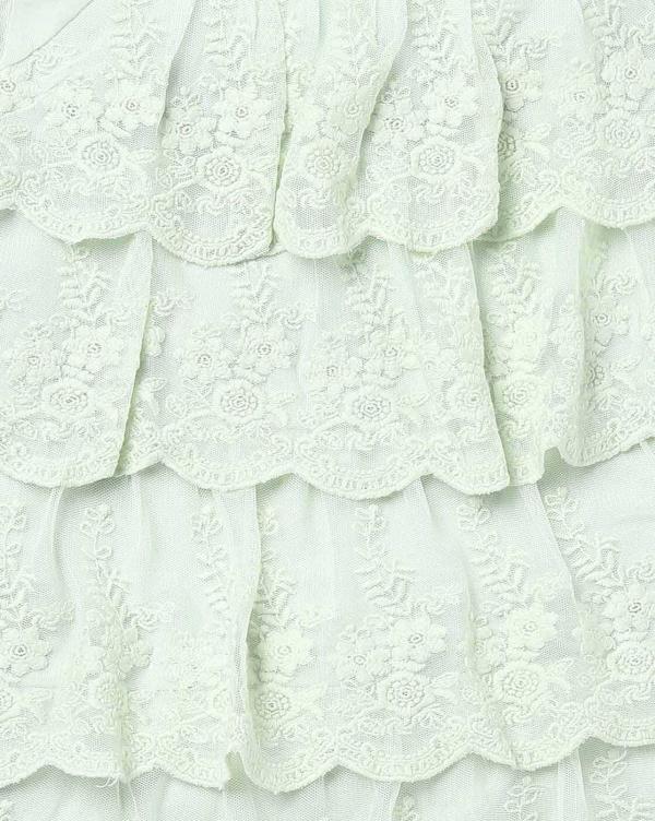 Lace-Layered Round-Neck Top - JioMart