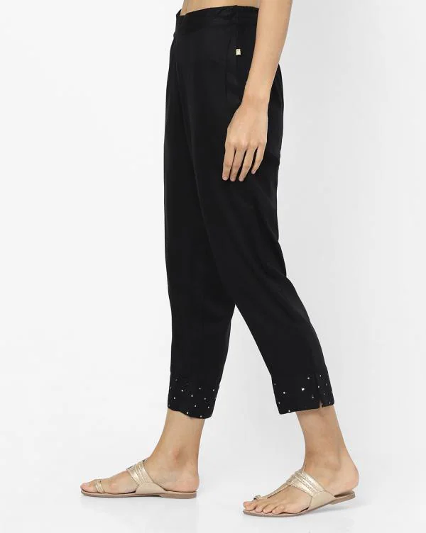 Ankle-Length Pants with Embellishments - JioMart