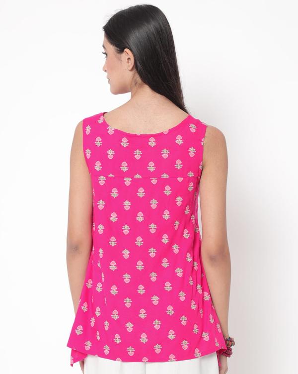 Sleeveless Block Print Top - JioMart