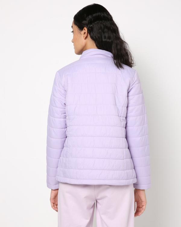 Quilted Zip-Front Puffer Jacket - JioMart