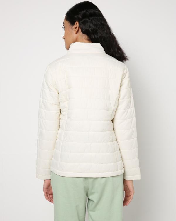 Quilted Zip-Front Puffer Jacket - JioMart