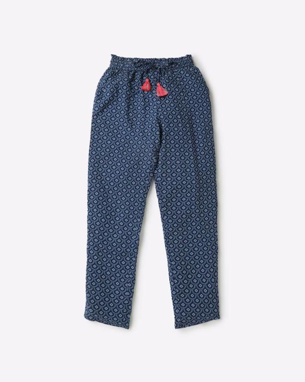 Floral Print Pant with Tassels - JioMart