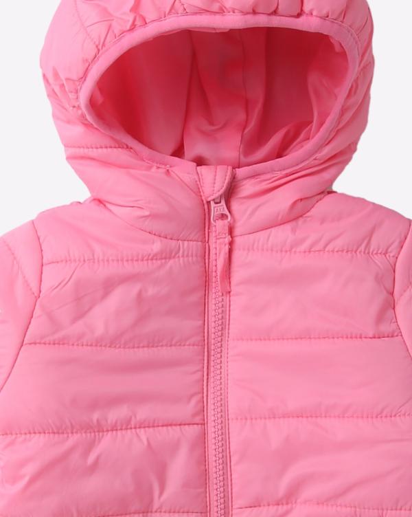 Hooded Puffer Jacket with Slip Pockets - JioMart