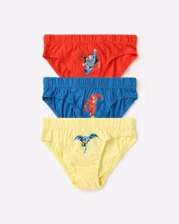 Pack of 3 Superhero Print Briefs - JioMart