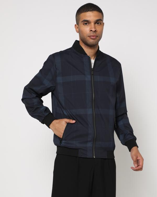 Checked Bomber Jacket - JioMart