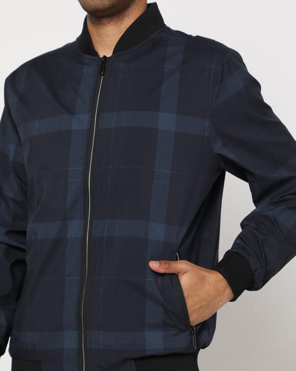 Checked Bomber Jacket - JioMart