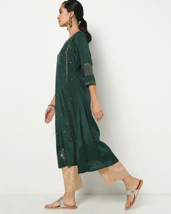 Printed A-line Kurta - JioMart