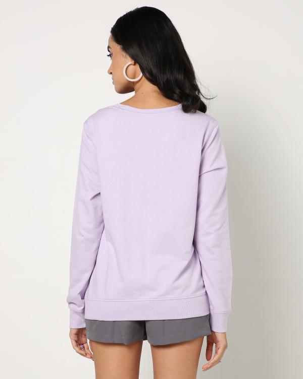 Graphic Print Crew-Neck Sweatshirt - JioMart