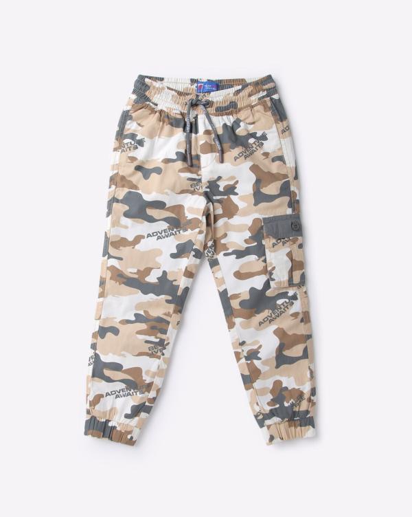 Camouflage Print Cargo Joggers - JioMart