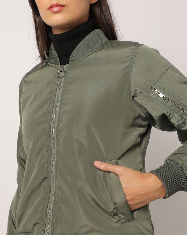 Biker Jacket with Insert Pockets - JioMart