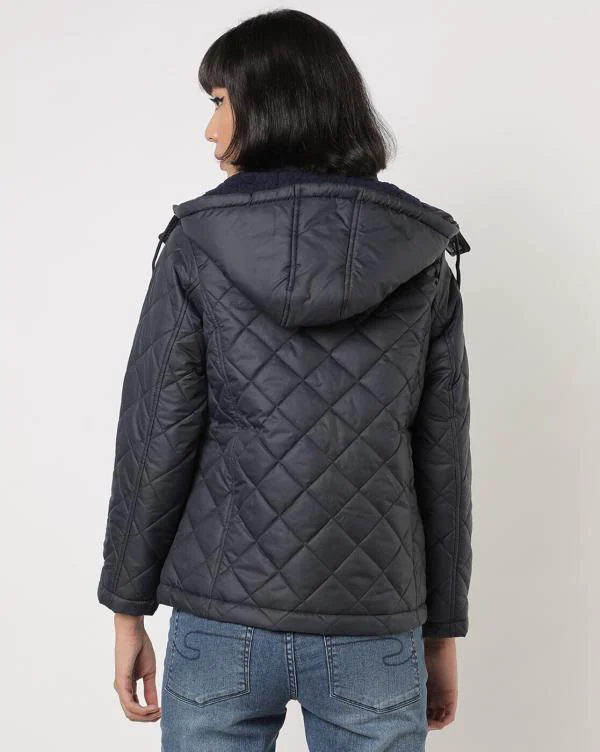 Quilted Hooded Puffer Jacket - JioMart