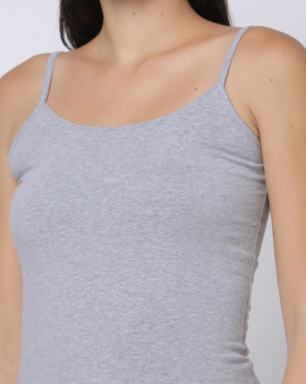Heathered Camisole with Adjustable Straps - JioMart
