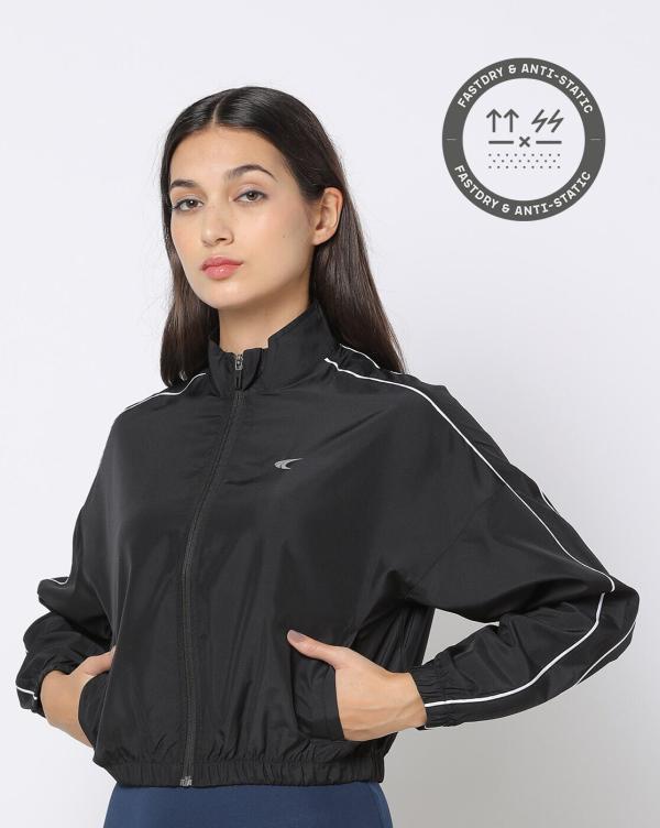 NS Woven Track Jacket with Contrast Piping - JioMart