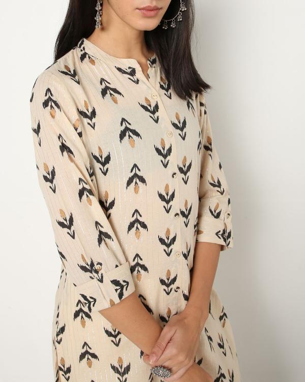 Block Print Straight Kurta - JioMart
