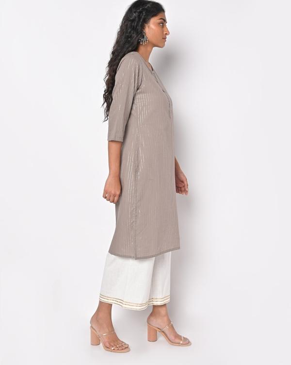 Striped Straight Kurta - JioMart