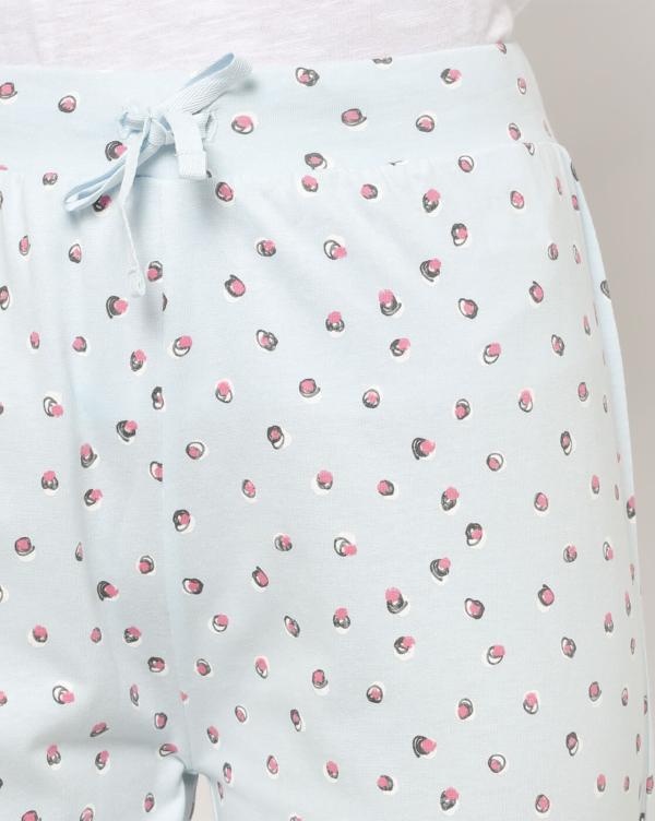 Graphic Print Pyjama with Insert Pocket - JioMart