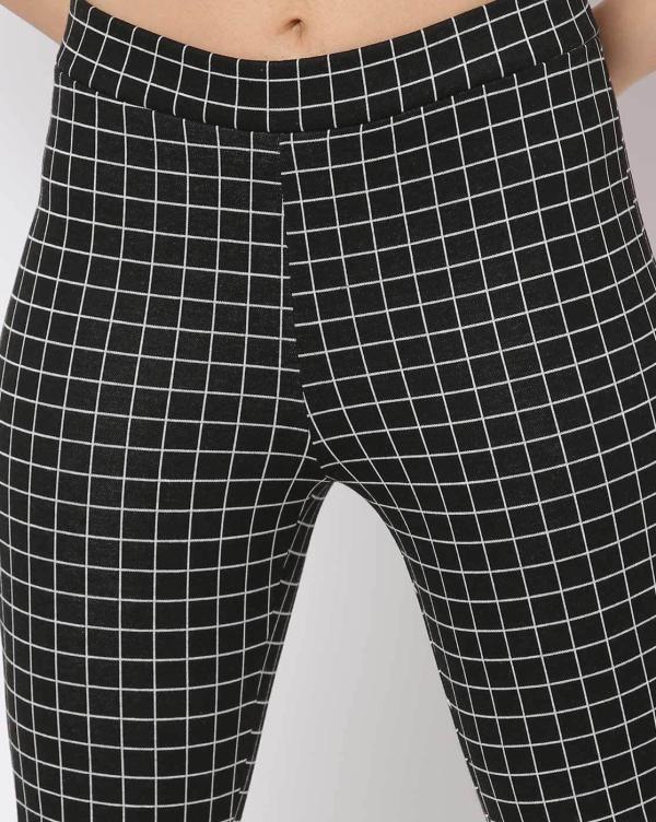 Checked Slim Fit Pants - JioMart