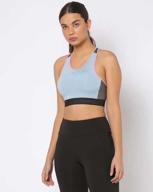 Logo Print Sports Bra - JioMart