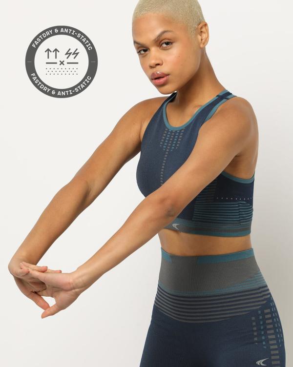 Seamless Jacquard Sports Bra - JioMart