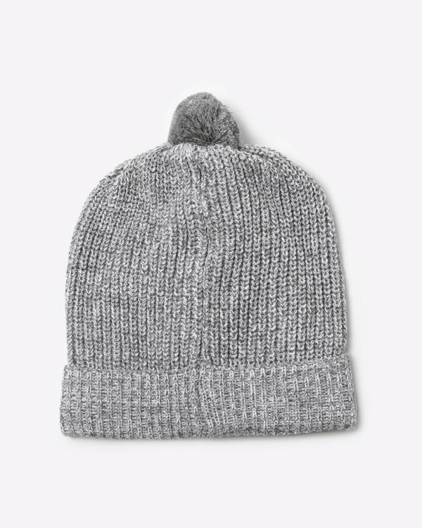 Knitted Winter Cap with Pom-Pom - JioMart