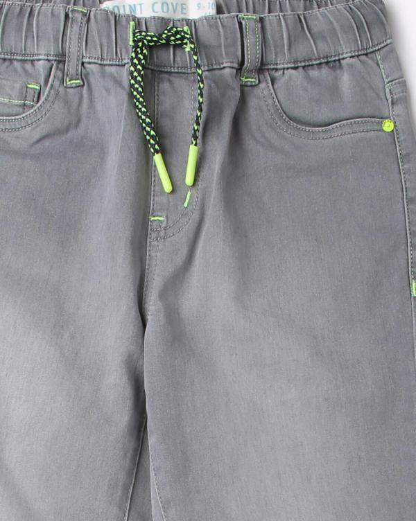 Washed Joggers with Drawstring Fastening - JioMart