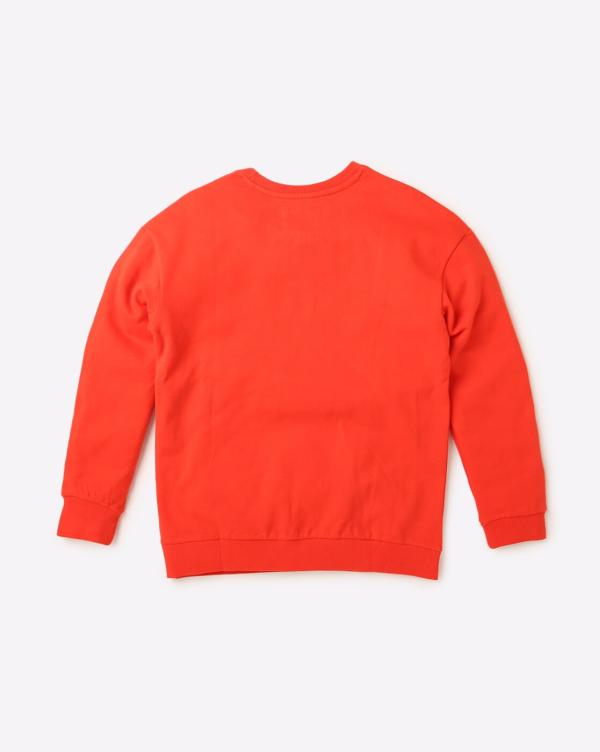 Typographic Print Crew-Neck Sweatshirt - JioMart